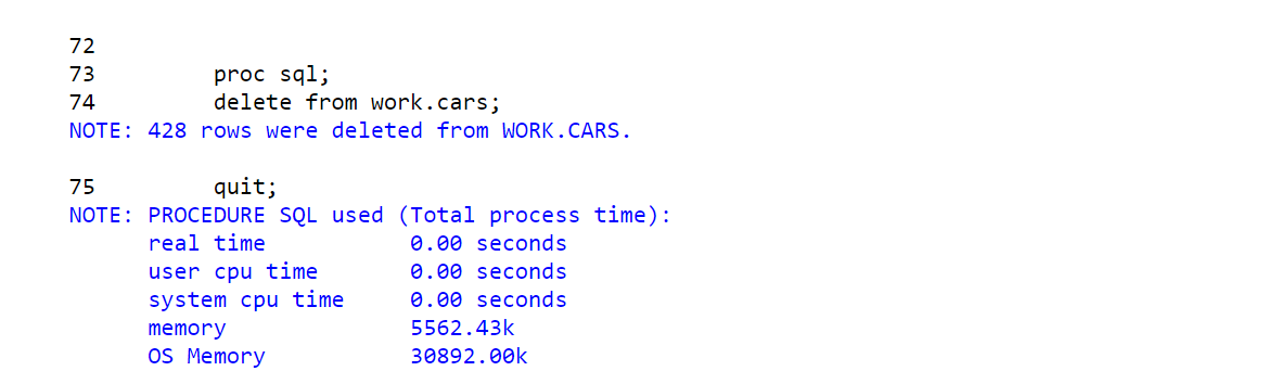How To Delete Data In Sas Learn Sas Code