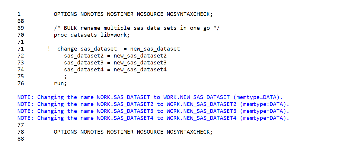 How To Rename Sas Datasets In 3 Simple Ways Learn Sas Code