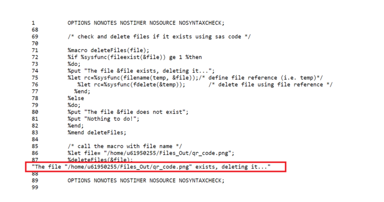 How To Delete External Files If It Exists Using Sas Code Learn Sas Code